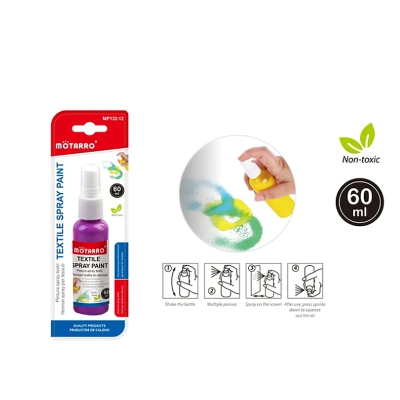 GENERICO Pintura Textil En Spray Color Rosa Fuerte 60 ML | falabella.com