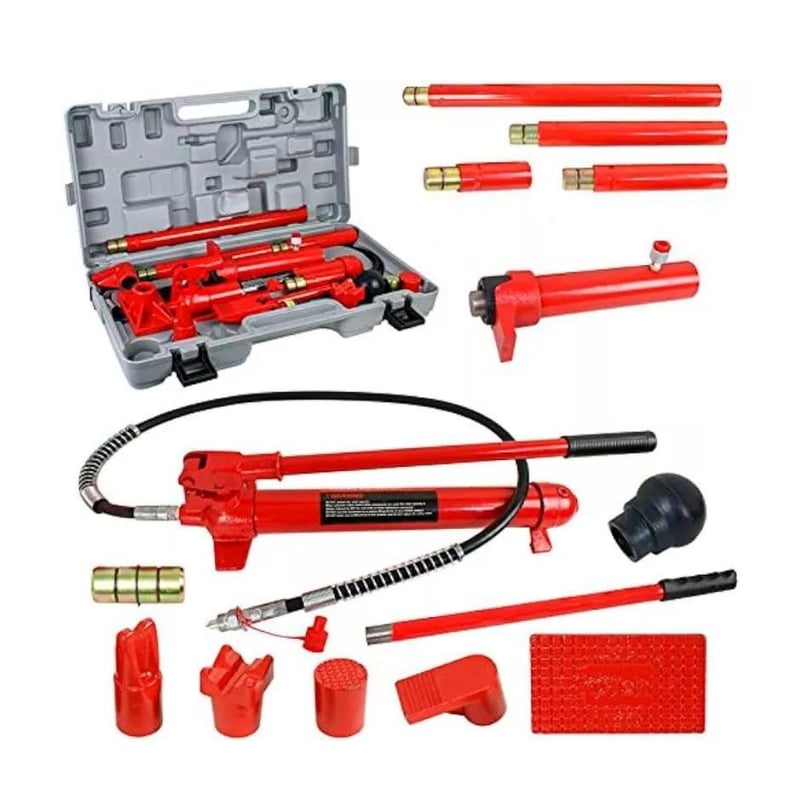 GENERICO Porta Power Porto Pawer Hidráulico 10 Tonelada Profesional ...