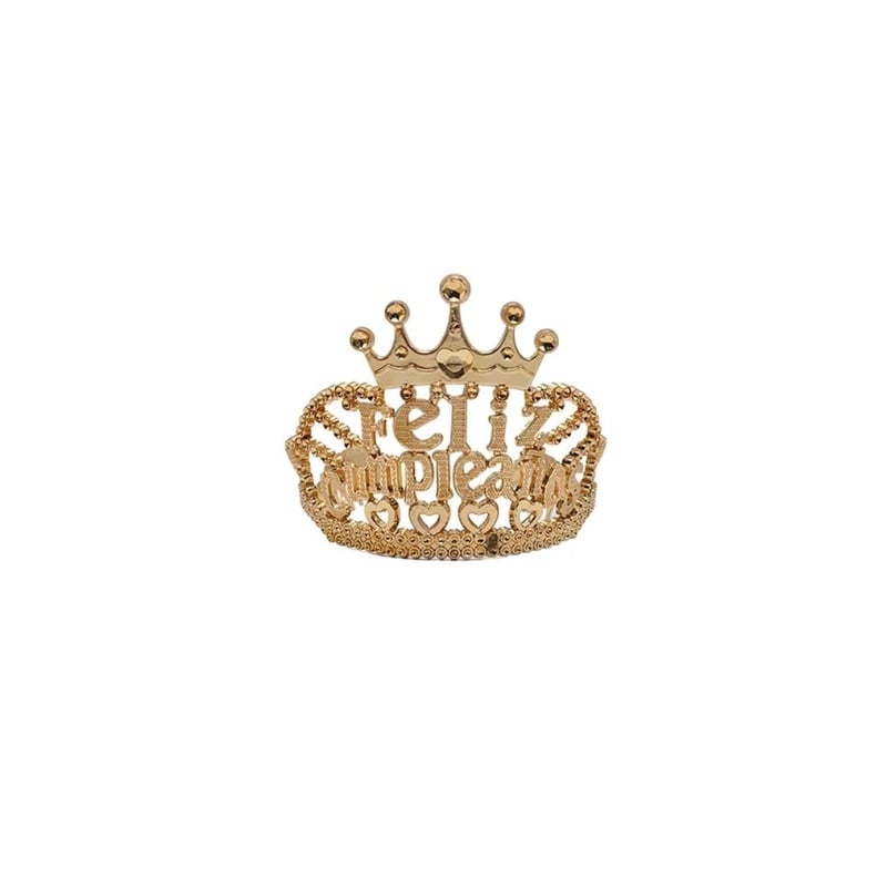 GENERICO Corona Plástica Feliz Cumpleaños Color Aleatorio 7x11cm ...