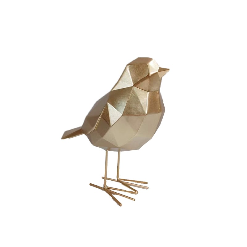 ANTICO HOME Figura Pájaro Dorado Resina Mirlo Antico Home | falabella.com