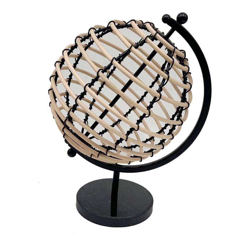 ANTICO HOME Globo Terráqueo Giratorio En Metal Y Madera Cordoba Antico ...