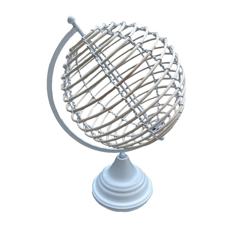 ANTICO HOME Globo Terráqueo Giratorio En Metal Y Madera Salta Antico ...