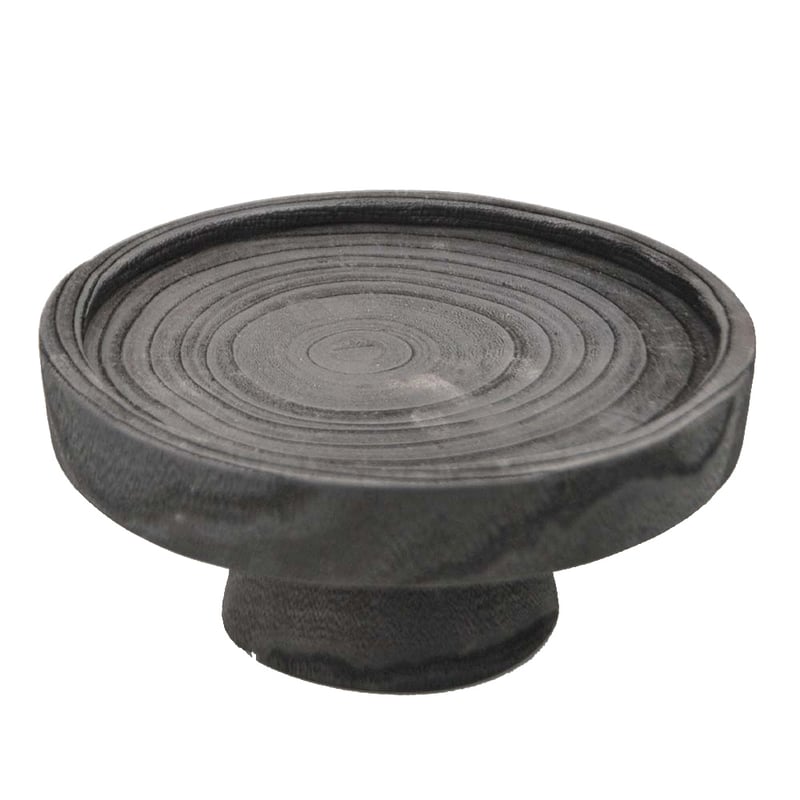 ANTICO HOME Pedestal En Madera De Paulownia Tallada A Mano Hibisco ...