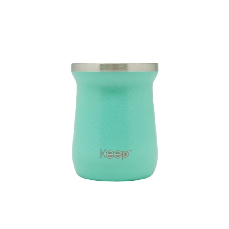 GENERICO Mate Insulado 300ml Caja Hammered Celeste Keep | falabella.com