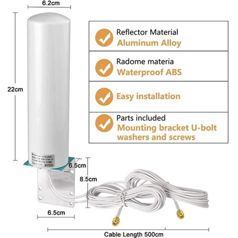 GENERICO 12dbi 3g Antena Externa 4g Antena Módem Router Exterior ...