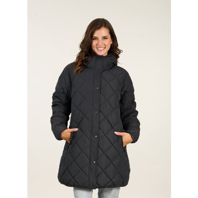 POLEMIC Parka Larga mujer Acolchado rombos Polemic | falabella.com