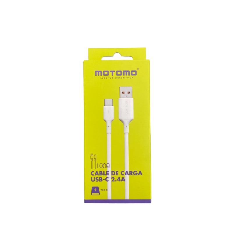 MOTOMO Cable Usb Tipo C Motomo color Blanco 1M | falabella.com