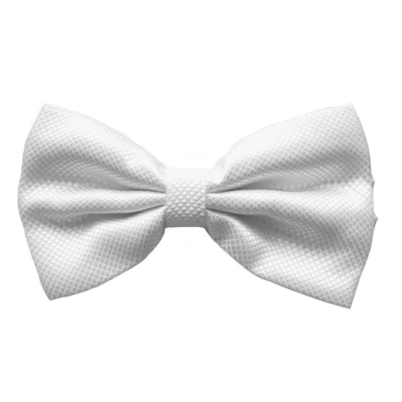 GENERICO Humitas Corbatín Corbata Lazo Adultos Con Diseño 2 Blanco ...