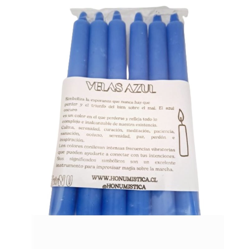 GENERICO Pack 6 velas azules | falabella.com