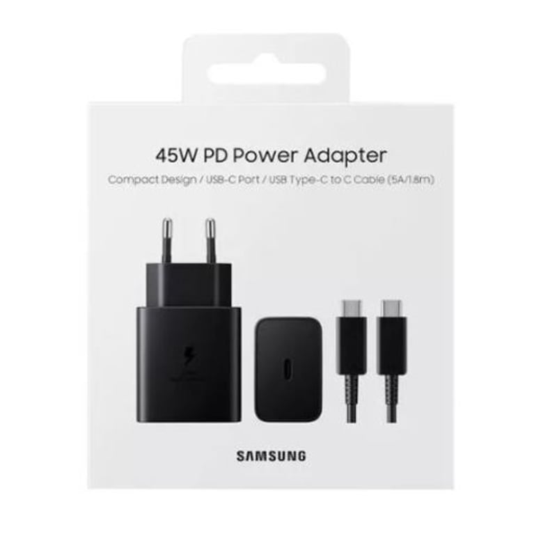 SAMSUNG Cargador Samsung 45w Carga Súper Rápida Cable Usb-C | falabella.com