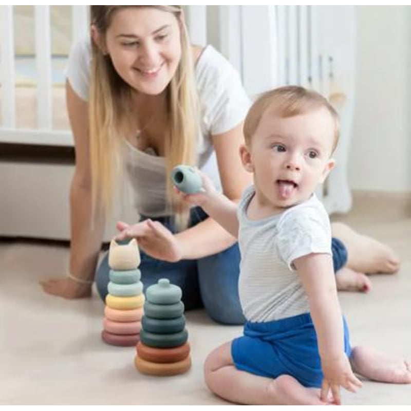 GENERICO Juguete de Silicona Torre Apilable con cabeza de gato | falabella.com