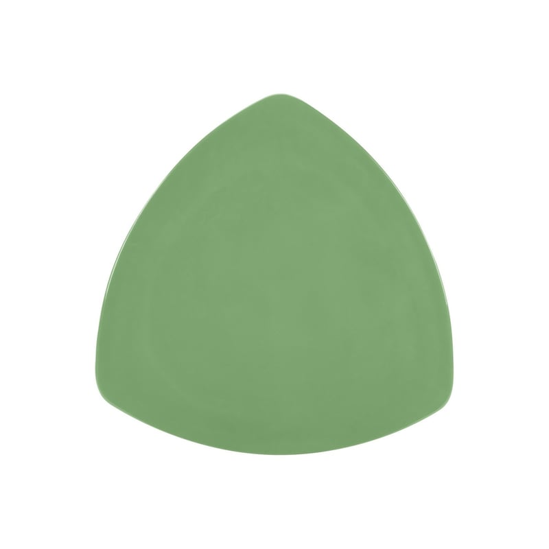 PLATO TRIANGULAR MELAMINA VERDE 30 cm IMAHE | Sodimac - Falabella