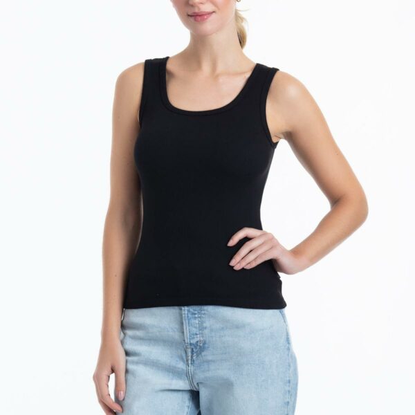 LADY GENNY Camiseta Cotton Rib Sin Mangas | falabella.com