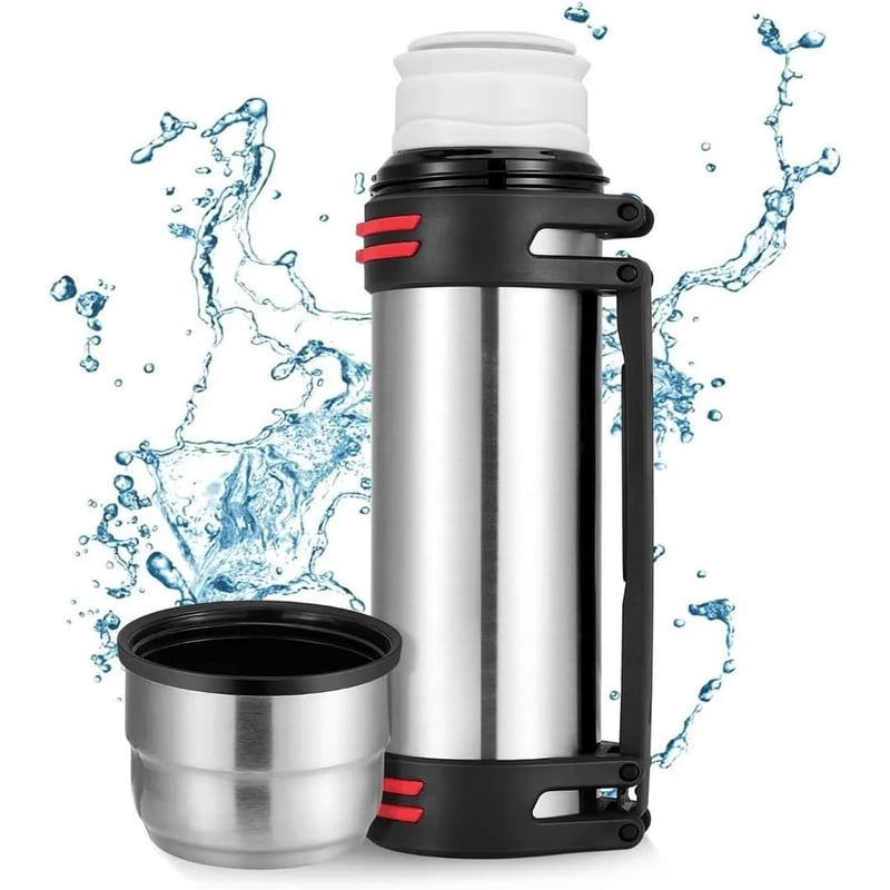 CASTLEN Termo de agua fría y caliente de acero inoxidable 304 1L ...