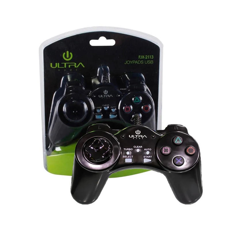 ULTRA Control Gamepad joystick Mando Para PC Alámbrico con vibración ...