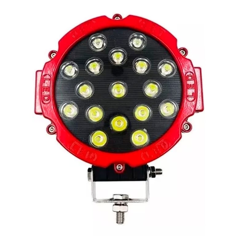 Foco Luz Led Neblinero 17 Led 51w Offroad 4x4 Rojo | Sodimac - Falabella