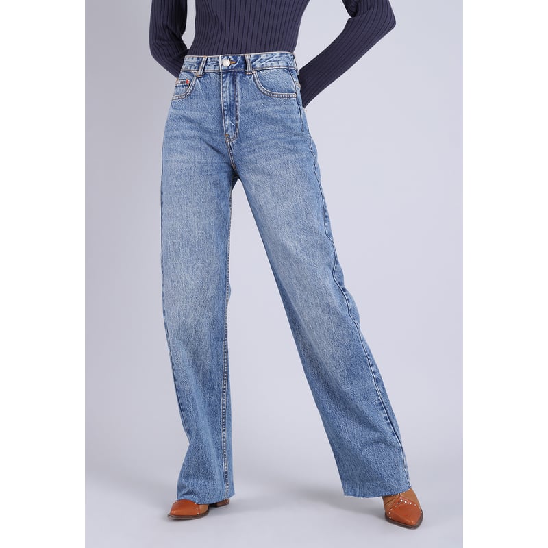 SOVIET Jeans Straight Tiro Alto Mujer Soviet SOVIET | falabella.com
