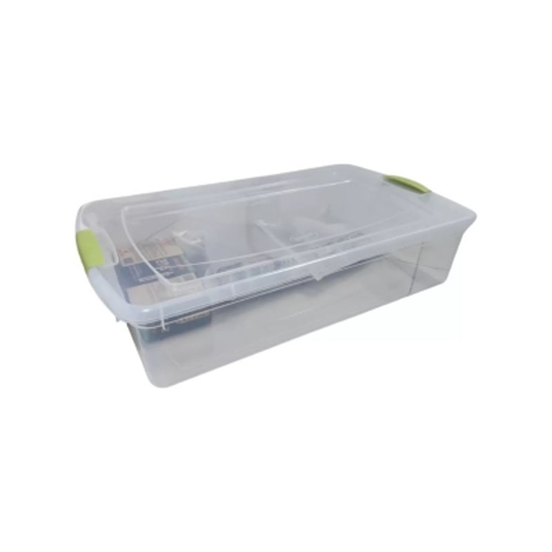 WENCO Caja Organizadora 32lts Wenco Plástico 67x40x16cm Bajo Cama ...