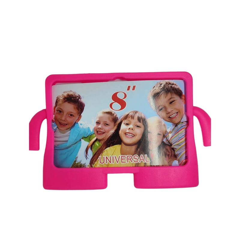 GENERICO Funda Universal De Silicona Para Tablet 8 rosa | falabella.com