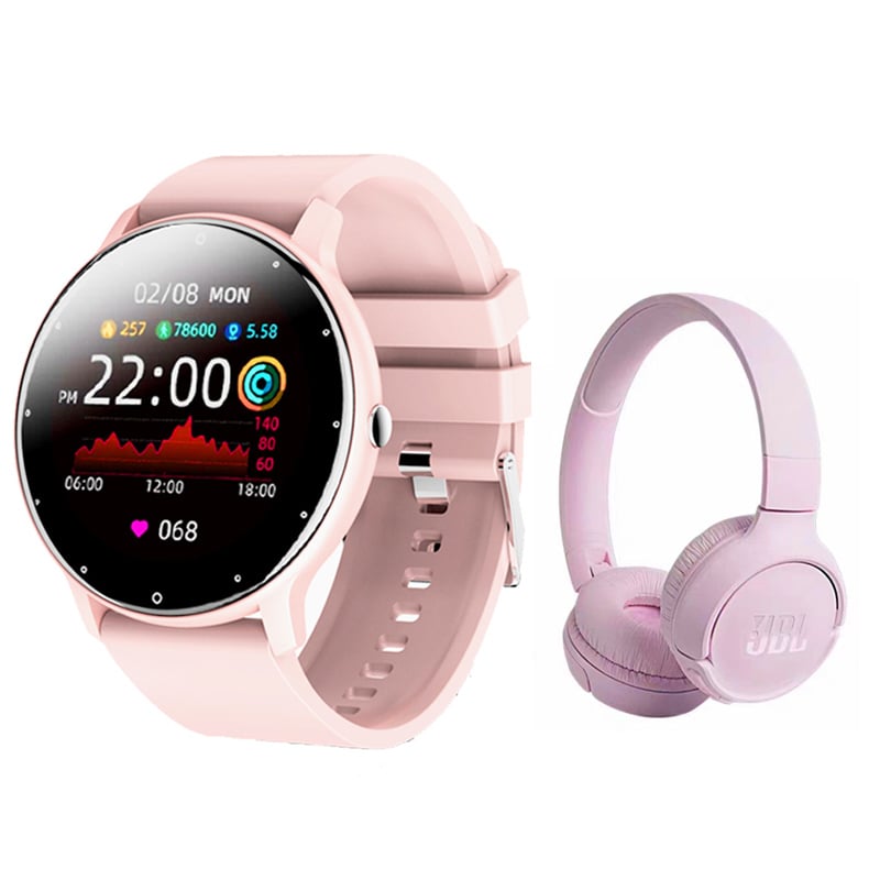 JBL Audífonos JBL 510BT-Rosa y Toumi Fit 2-P watch Reloj inteligente ...