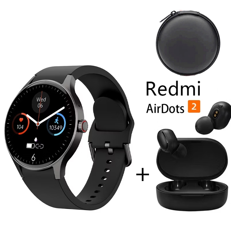 XIAOMI Smartwatch Y80-B y Audifonos Redmi AirDots 2 y Estuche ...