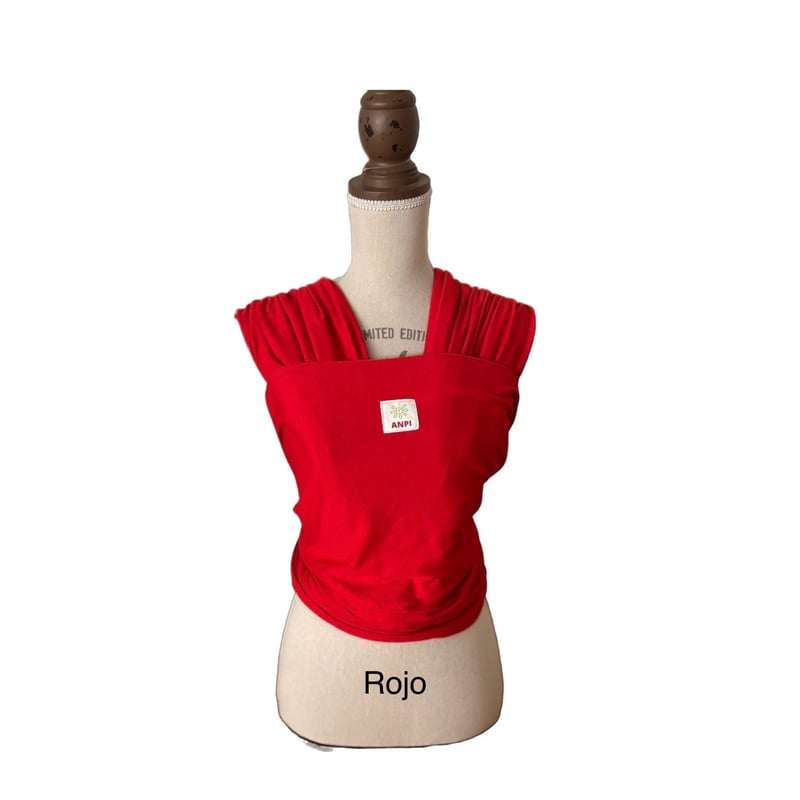 GENERICO Fular portabebé ergonómico semielasticado color Rojo ...