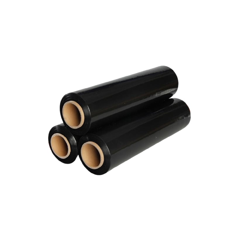 GENERICO Rollo Film Stretch color negro de 2kg marca Packintime ...