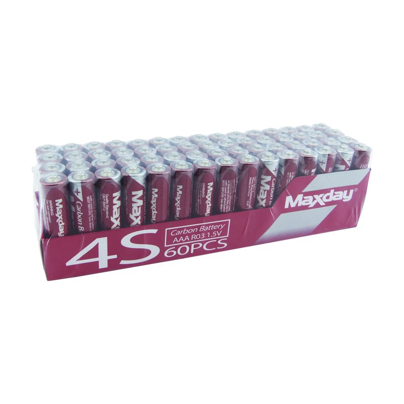 GENERICO Pack 60 Pilas Maxday AAA Carbon Battery R03 | falabella.com