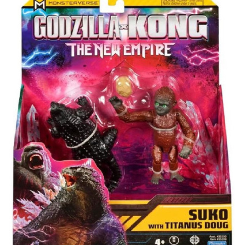 PLAYMATES TOYS Godzilla X Kong The New Empire Suko With Titanus Doug ...