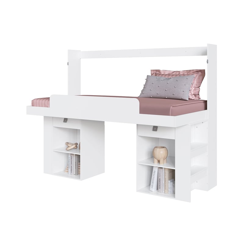 HOGA Cama Plegable Horizontal 1 Plaza Las Vegas Blanco | falabella.com