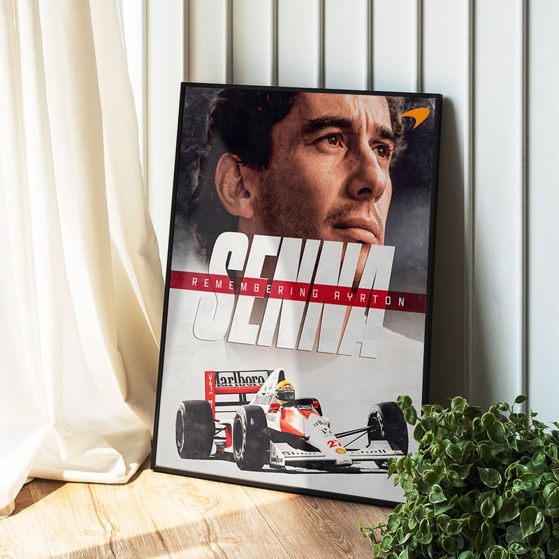 GENERICO Cuadro F1 Ayrton Senna Remembering | falabella.com