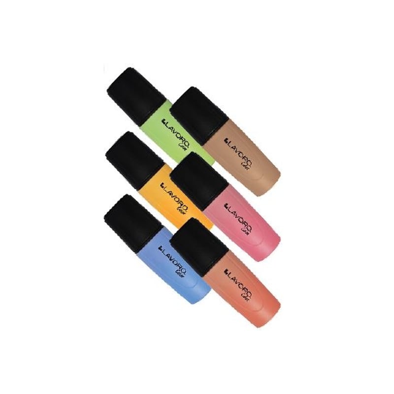 LAVORO Set 6 Destacadores Tonos Tierra | falabella.com