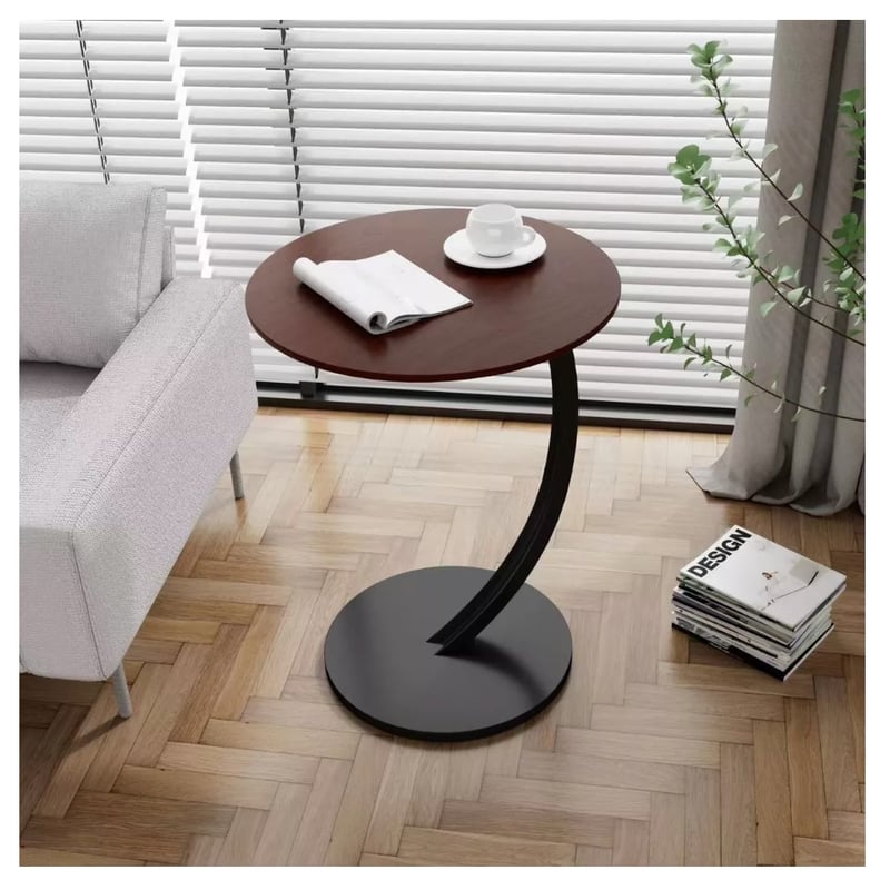 HOMER DESIGN Mesa De Centro Lateral Living Vanguardia Madera Nactural ...