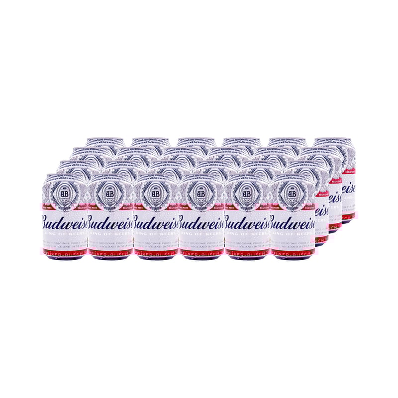 BUDWEISER 24x Cerveza Budweiser Lata 354cc | falabella.com