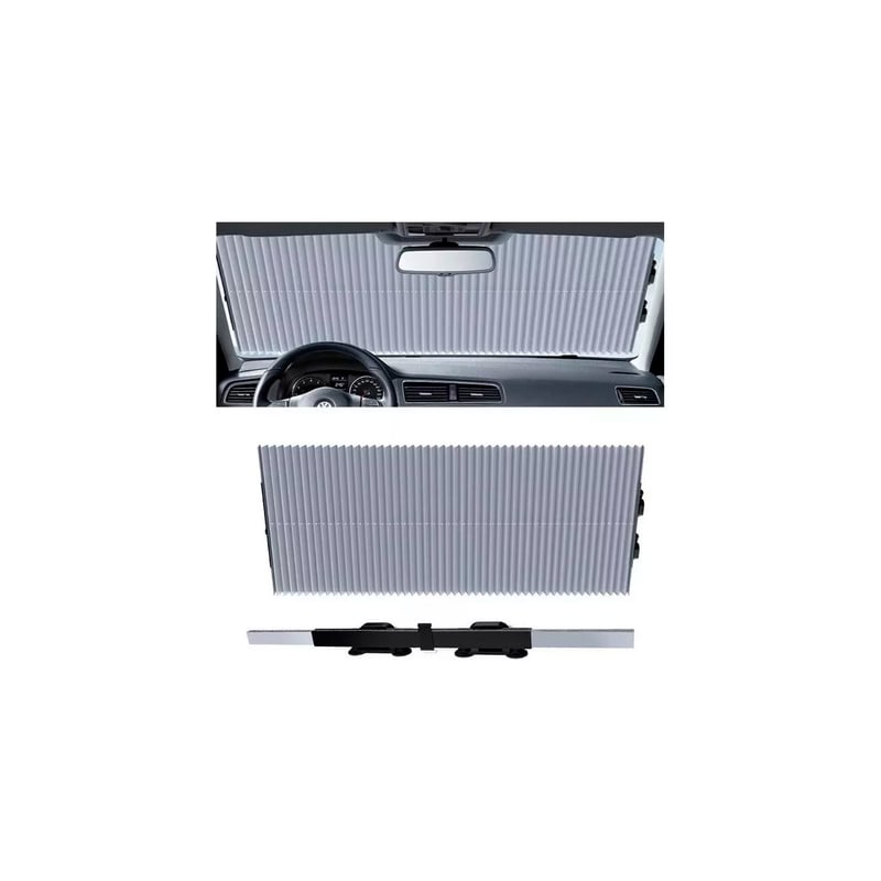 GENERICO Parasol Retractil Parasol Auto Sombrilla Auto De Parabrisas ...