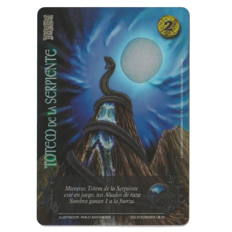 MITOS Y LEYENDAS Carta Promo Totem de la Serpiente Coleccionista Myl ...