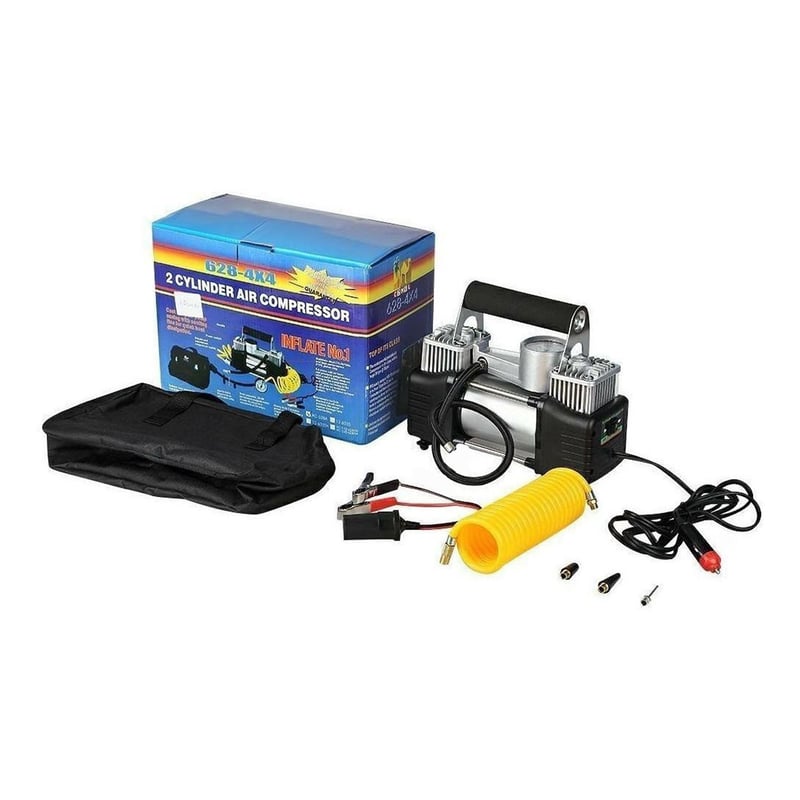 Compresor Aire Portátil Neumatic 2 Cilindro Linterna 12v 4x4 | Sodimac ...