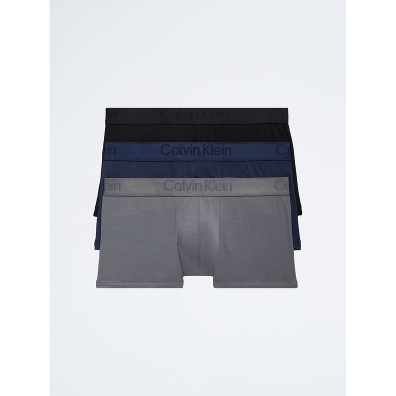 CALVIN KLEIN Pack 3 Bóxers Low Rise Trunk CK Black Multicolor Calvin ...