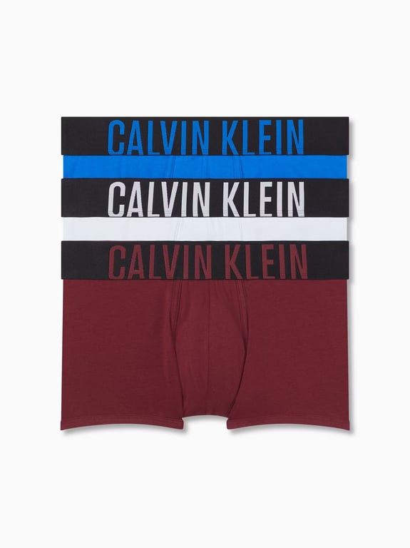 CALVIN KLEIN Pack 3 Bóxers Trunk Intense Power Azul Calvin Klein ...