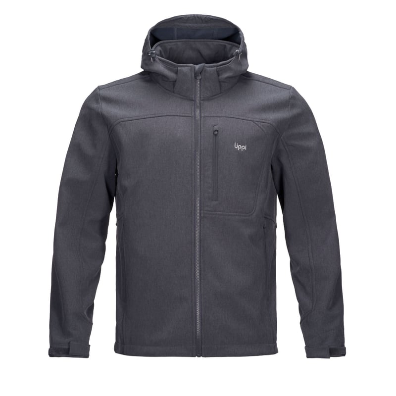 LIPPI Chaqueta Hombre Macaya Softshell Hoody Jacket Melange Azul Lippi ...