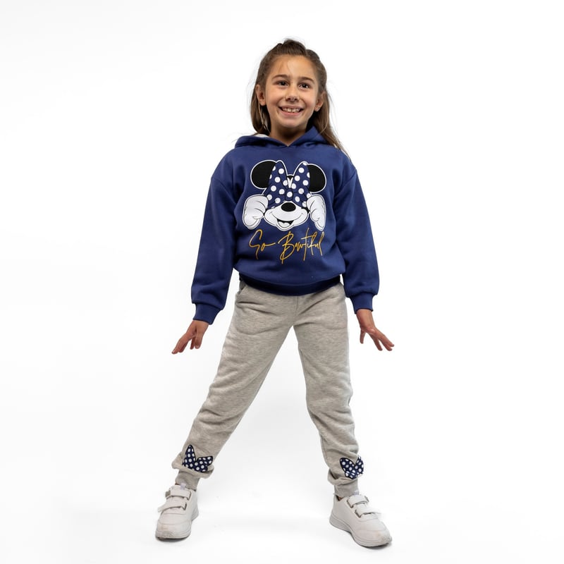 DISNEY Buzo Niña Minnie Radiante Azul Marino Disney | falabella.com