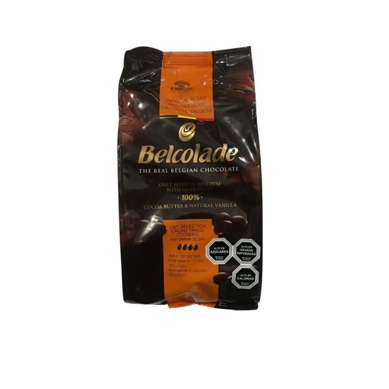 PURATOS Cobertura Chocolate Belcolade Leche 35,5% Cacao 1 kg ...