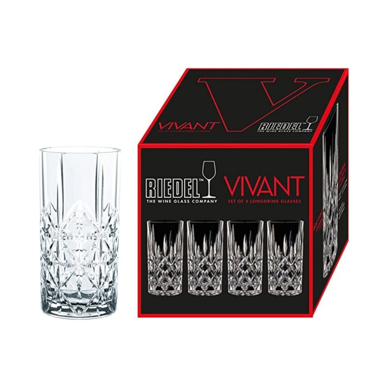 RIEDEL RIEDEL VIVANT SET 4 VASOS ALTOS TALLADOS | falabella.com