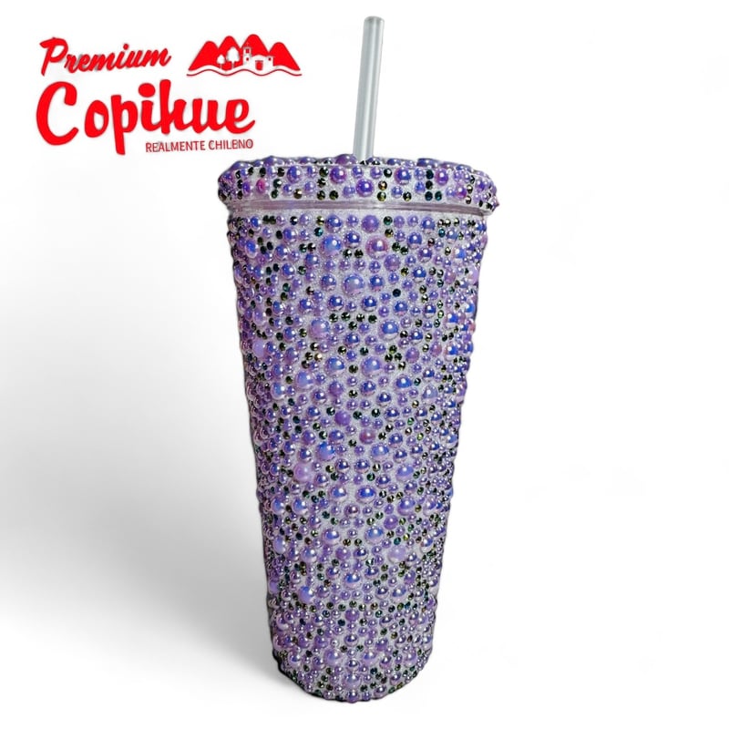 GENERICO Vaso Perlado 750ml Morado | falabella.com