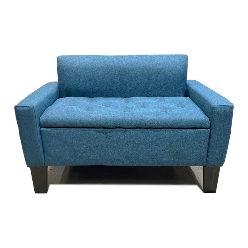 MUEBLES HVM Mini Sillon Baul HVM Azul Petroleo | falabella.com