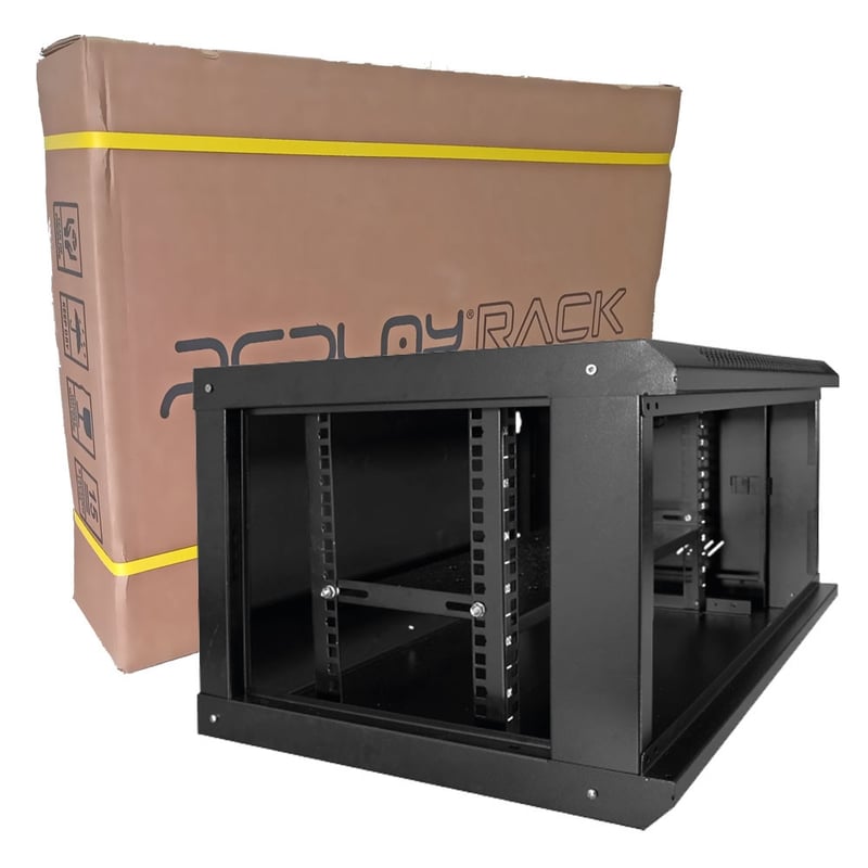 GENERICO Rack 4u Gabinete Mural PcPlay Medidas 600mm x 450mm x 280mm ...