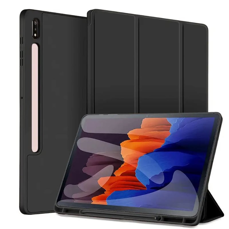 GENERICO Funda Smart Cover Para Galaxy Tab S7 Fe-Negro | falabella.com