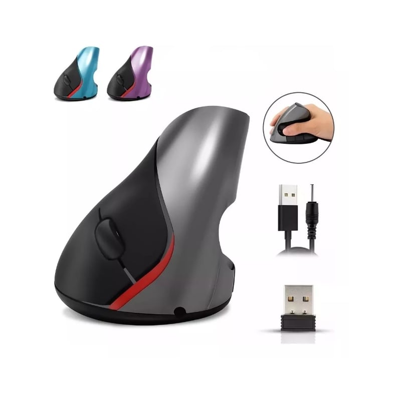 GENERICO Mouse Vertical Inalámbrico Ergonómico Cómodo Carga Usb ...