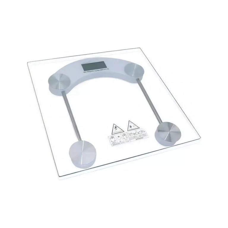 GENERICO Bascula Pesa Digital Baño Hasta 180kg Cuadrada Pantalla ...