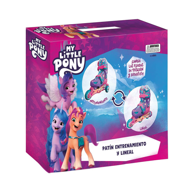 MY LITTLE PONY Patín 2 En 1 Ajustable Roller (26-29) My Little Pony ...